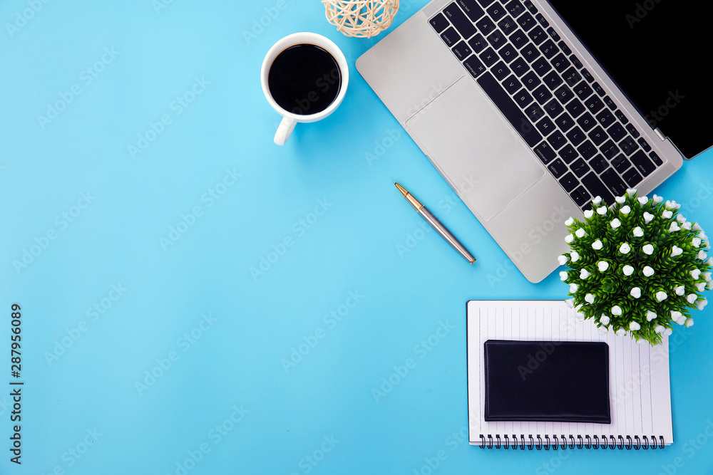 Computer Table Top View