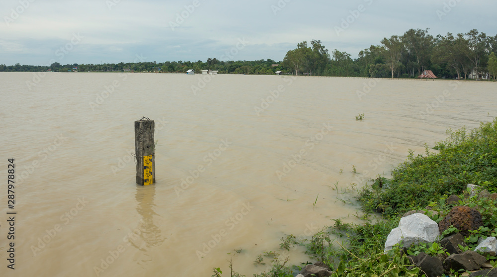 Water level gauge Stock Photo | Adobe Stock