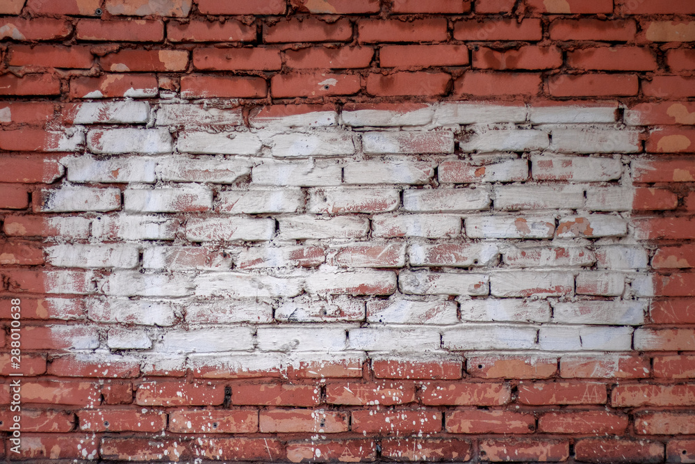 Red clay brick wall old texture. Vintage interior brickwork backdrop ...