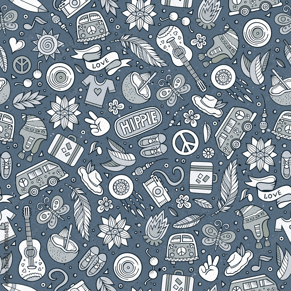 Hippie Patterns Drawing