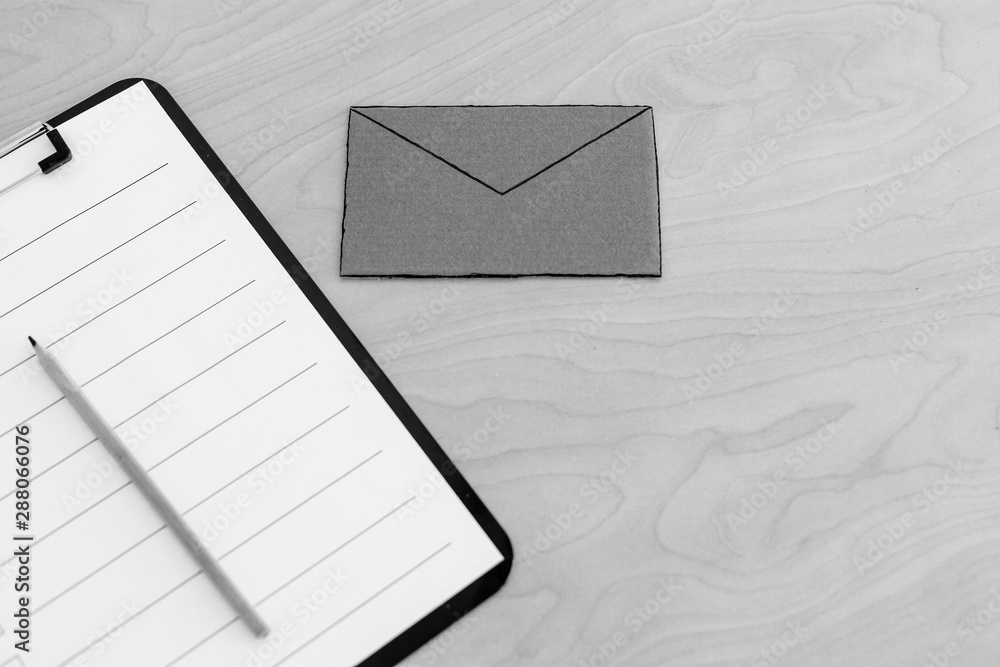 inbox stress concept email miniature and checklist Stock Photo | Adobe ...