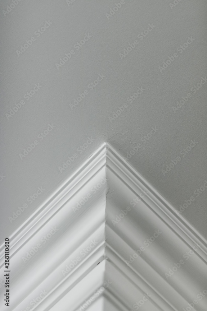 Molding on ceiling detail, interior design and architectural abstract ...