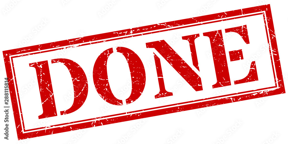 done stamp. done square grunge sign. done Stock Vector | Adobe Stock