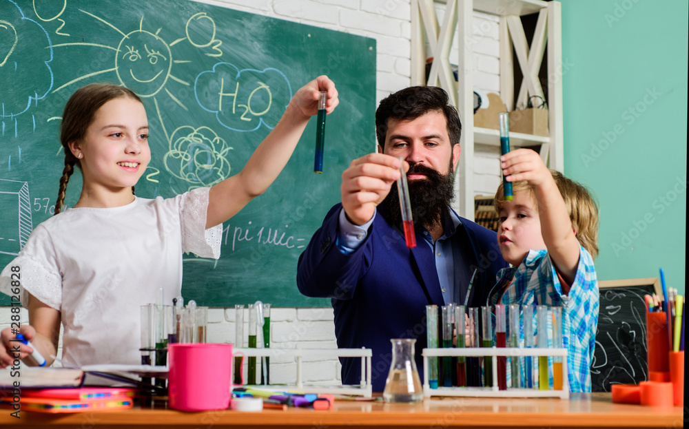 Chemistry themed club. Discover and explore properties of substances ...