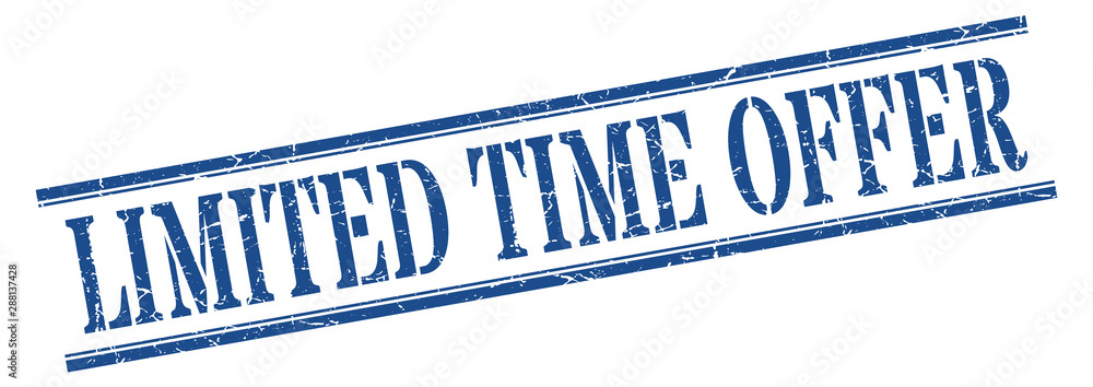 Limited Time Offer Stamp