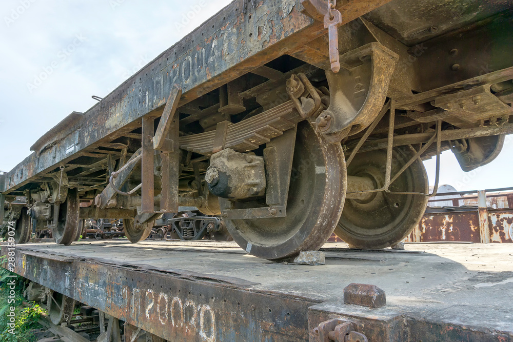 Lopburi, THAILAND - Jun 6, 2019 : Lost places / Abandoned, rusty ...