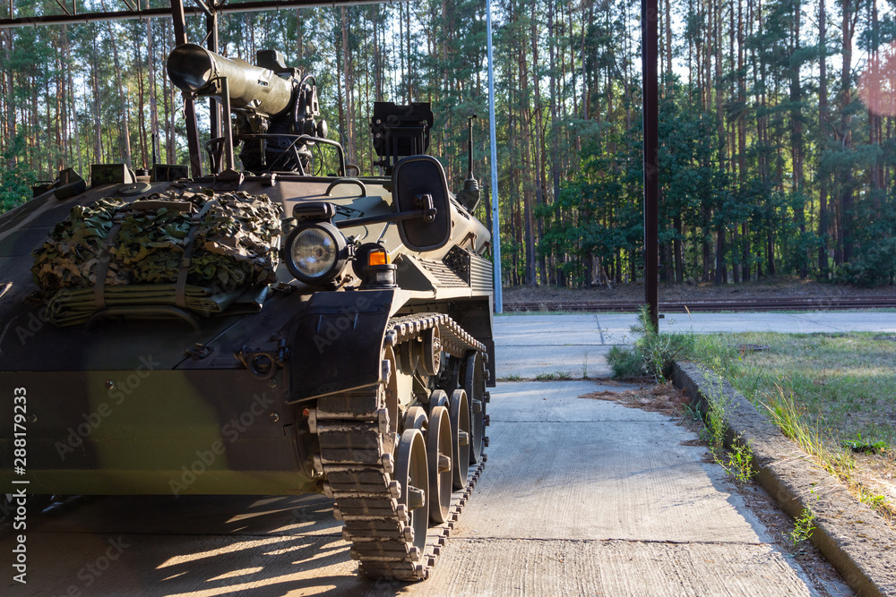 Armoured weapons carrier AWC. It´s a German light air-transportable ...