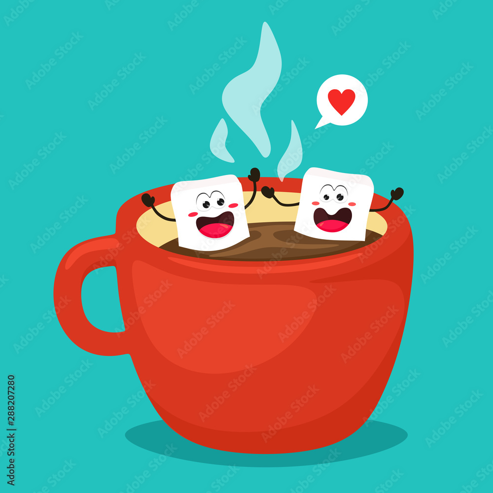 Cute Hot Chocolate Cartoon