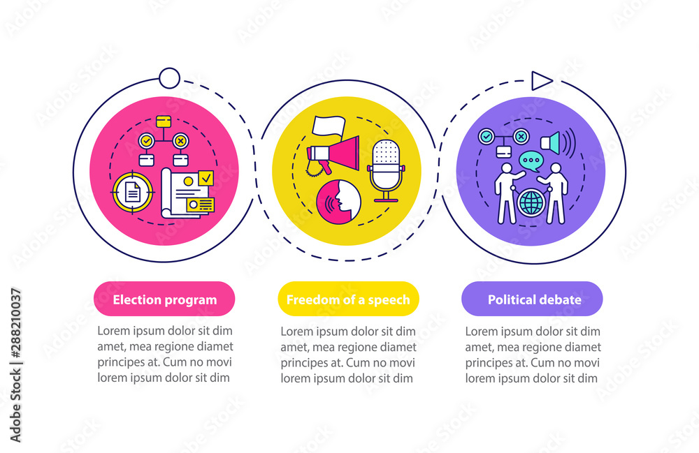 Election day vector infographic template. Business presentation design ...