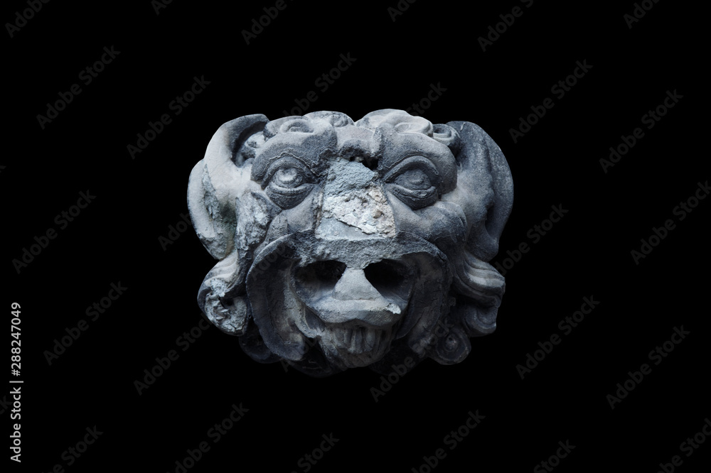 Pluto Head Black And White