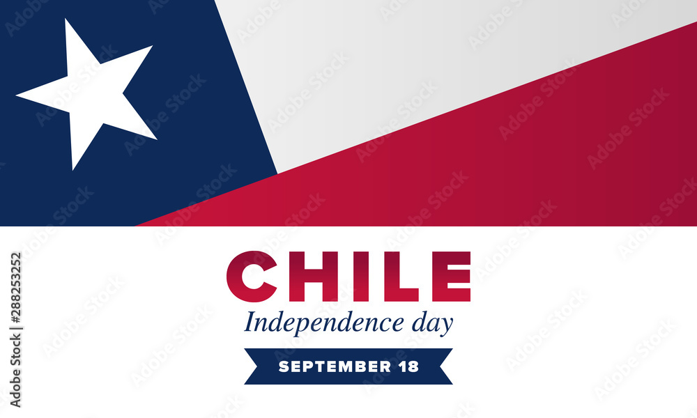 Chile Independence Day. Happy national holiday Fiestas Patrias. Freedom ...