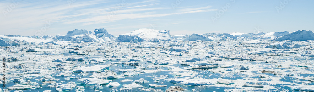 Global Warming and Climate Change - Icebergs and ice from melting ...