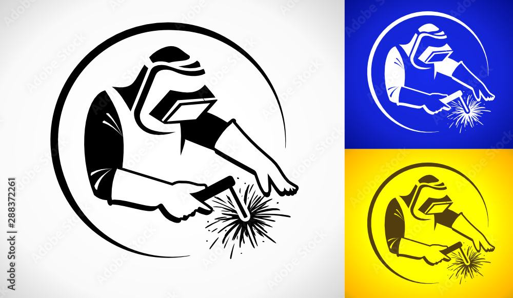 soudeur logo Stock Vector | Adobe Stock