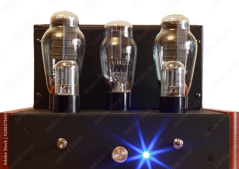 vacuum tube amplifier Stock Photo | Adobe Stock