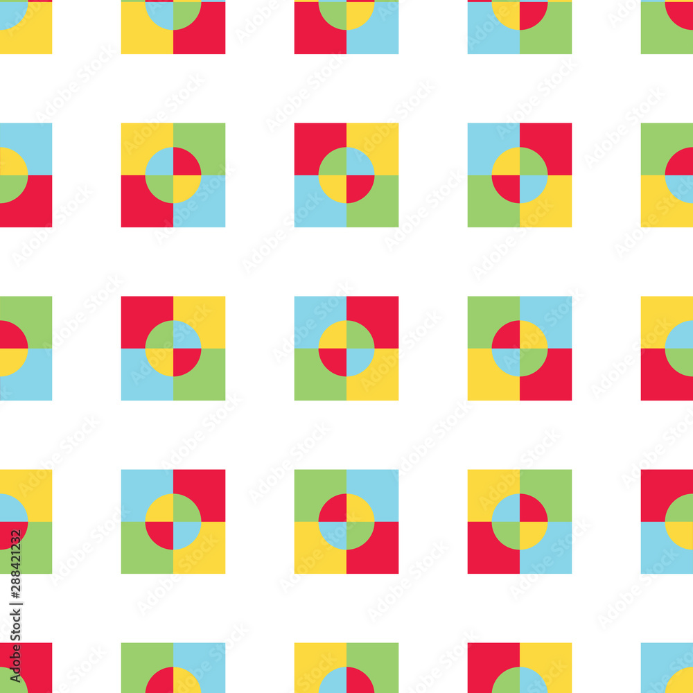 Primary Color Squares