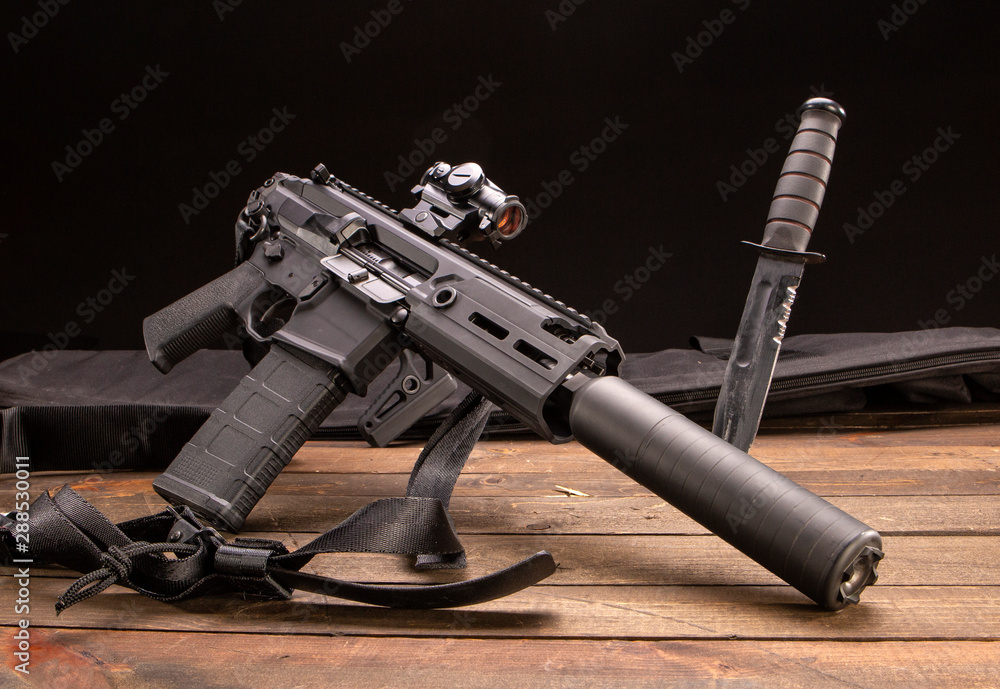 Semi Automatic Machine Gun