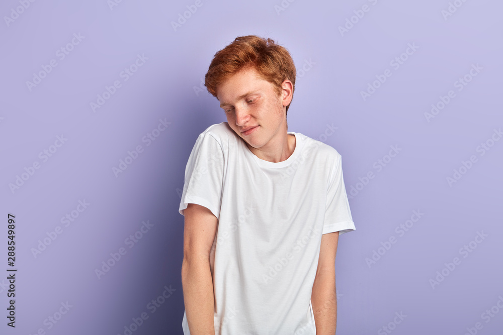 Shy Facial Expression