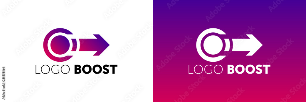 Logo Boost Template Design Vector. boost logotype. Stock Vector | Adobe ...