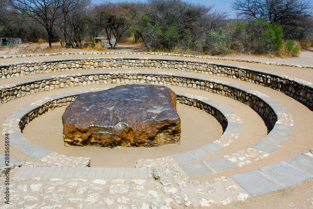 Hoba meteorite in Namibia, the largest known meteorite on earth Stock ...