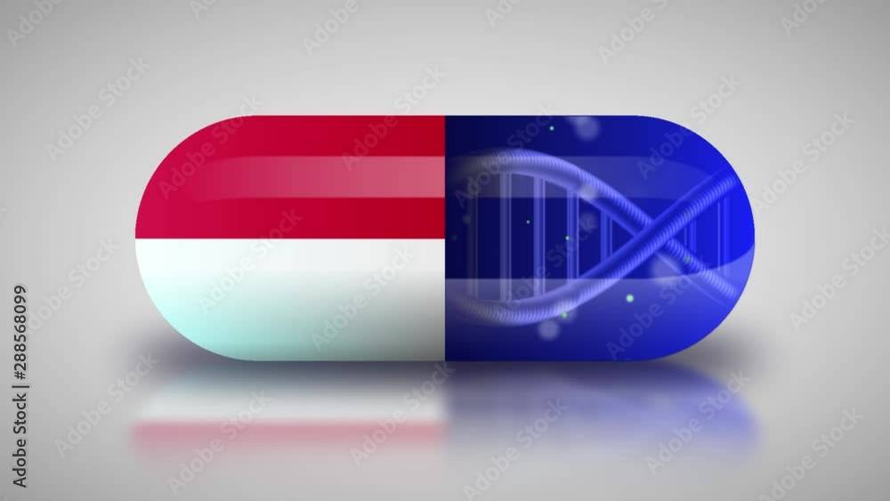 Animation of the national pharmaceuticals of Indonesia. Drug production ...