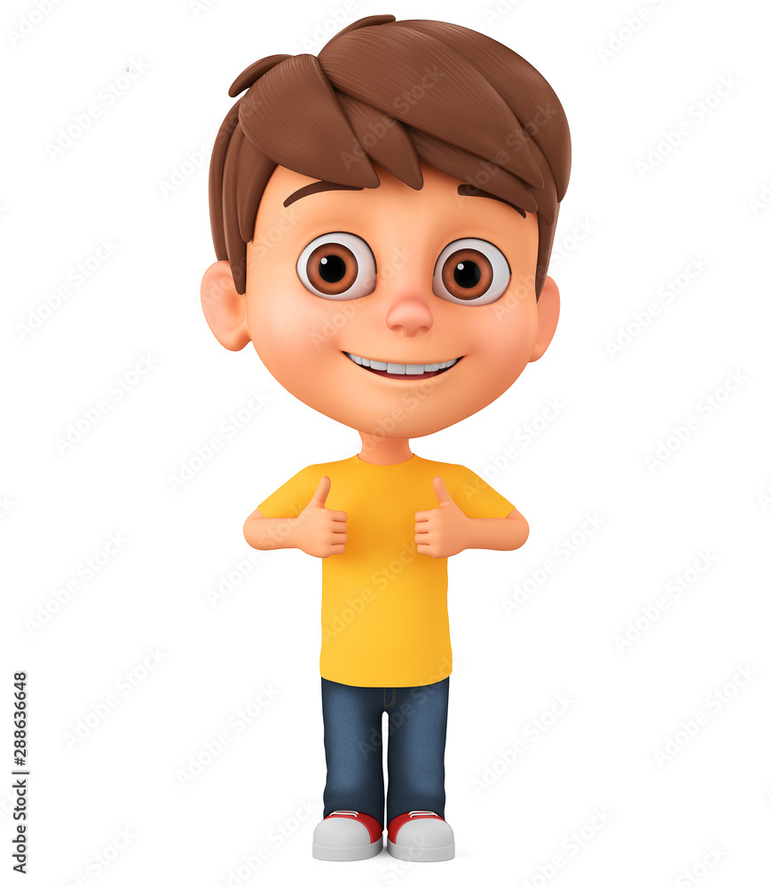 Two Thumbs Up Cartoon