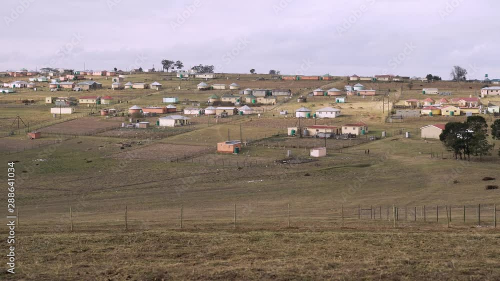 Traditional Xhosa village of Qunu in the Eastern Cape of South Africa ...