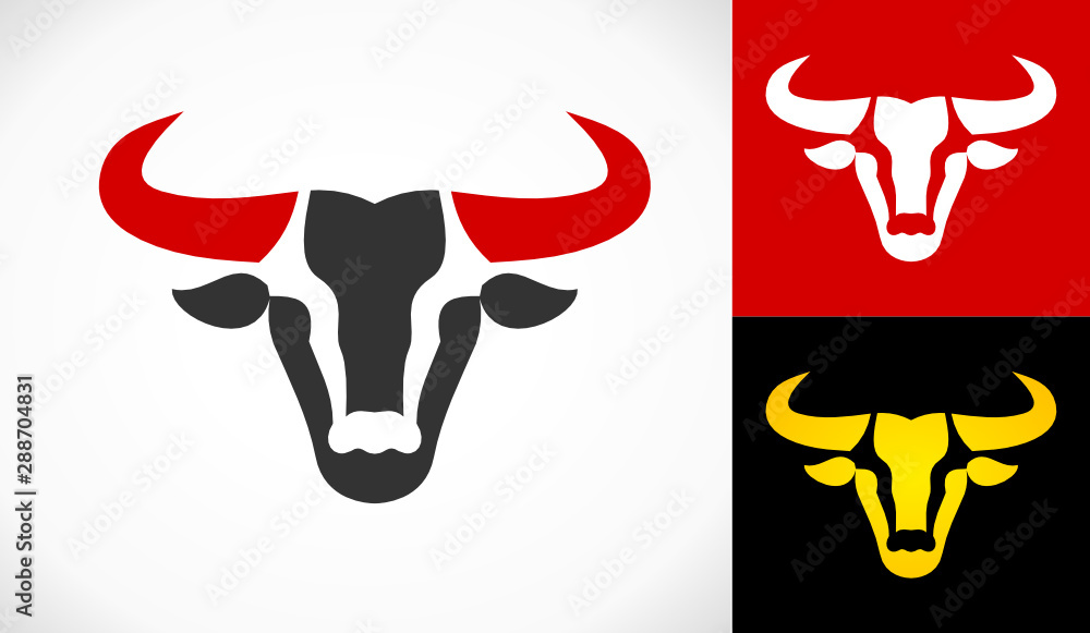 logo taureau. Stock Vector | Adobe Stock