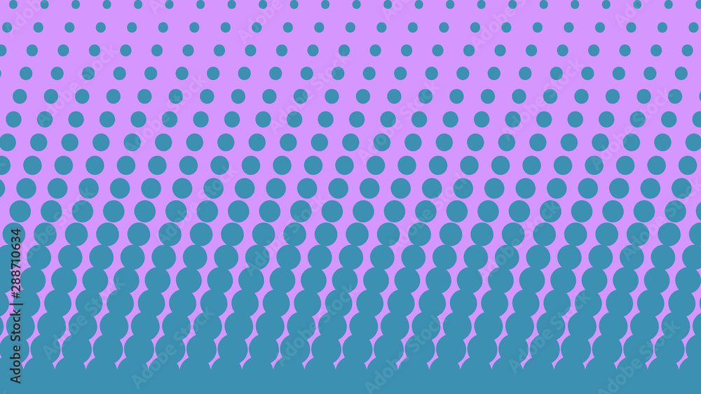 Blue and violet pop art background in vitange comic style with halftone ...