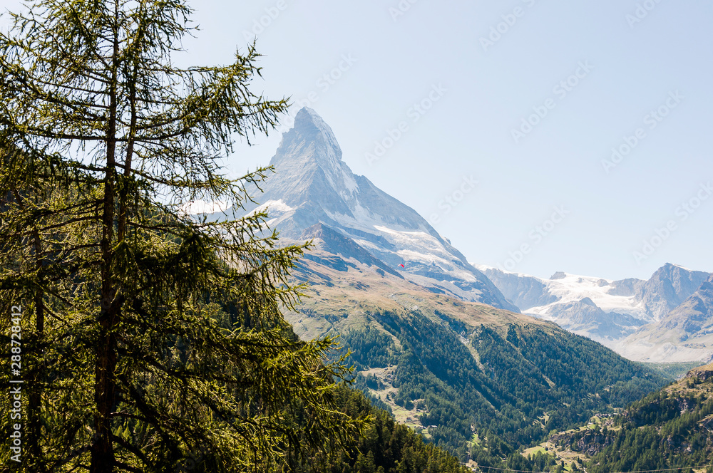 Zermatt, Matterhorn, Wanderweg, Zmutt, Furi, Zmuttgletscher, Gletscher ...