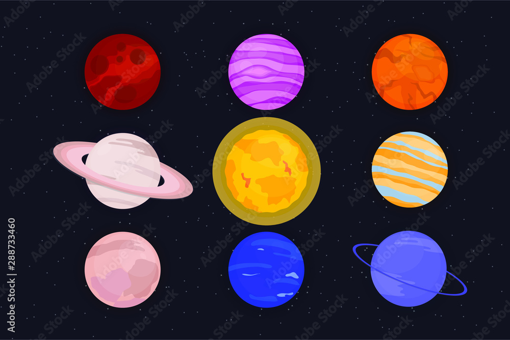 Planets Vector Free Download