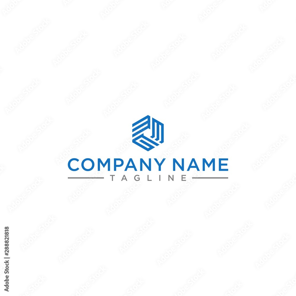 the creative design lines the MMG hexagon shape and the cube logo with ...