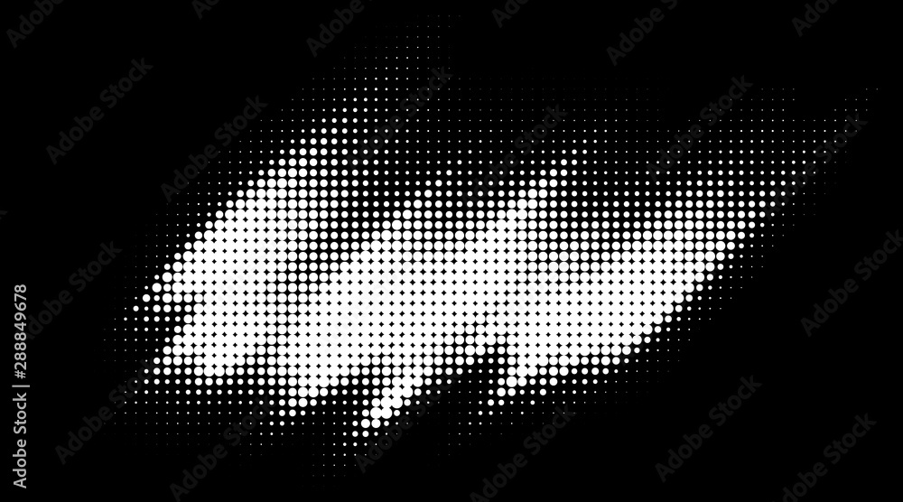 Grunge halftone spot. Black and white circle dots texture background ...