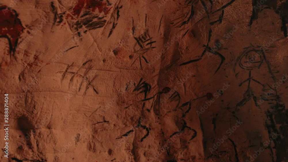 Primitive Prehistoric Neanderthal Drawings of Animals and Abstracts ...