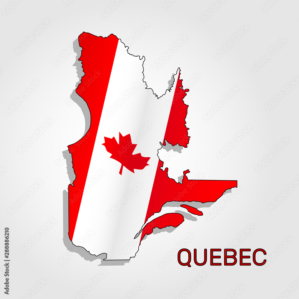 Quebec Flag Vector