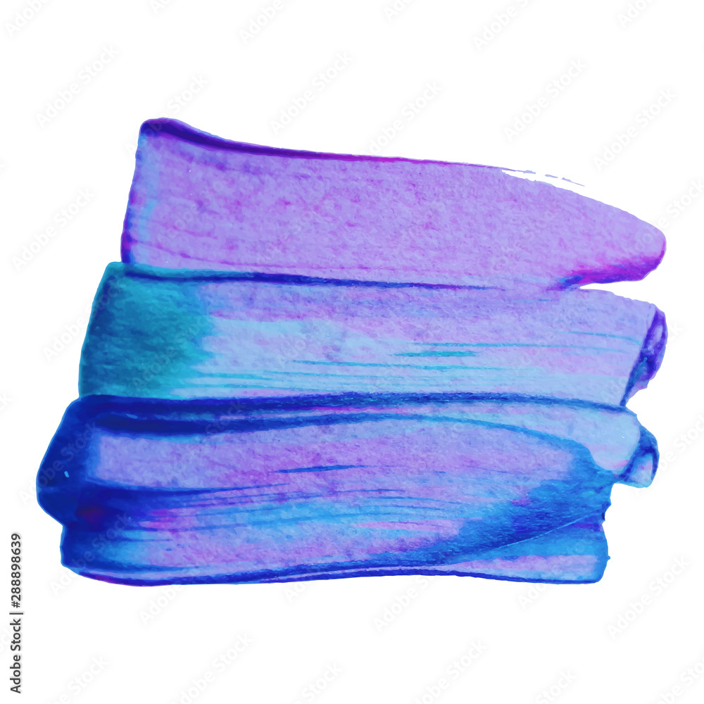 Acrylic or oil color stroke. Vector banner for your text lettering or ...