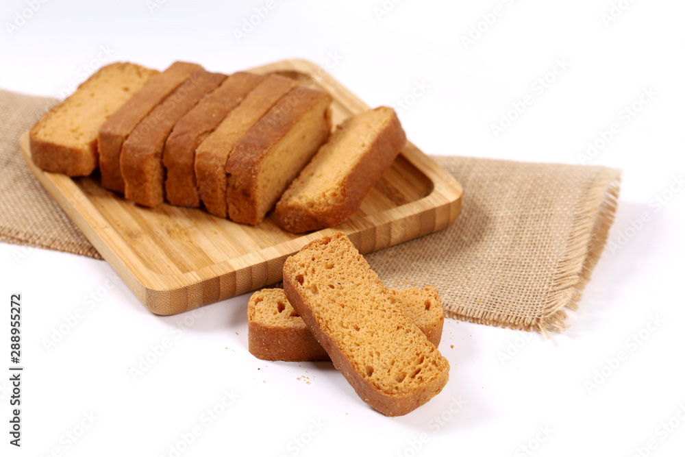 Crunchy Rusk or Toast for healthy life. Stock Photo | Adobe Stock