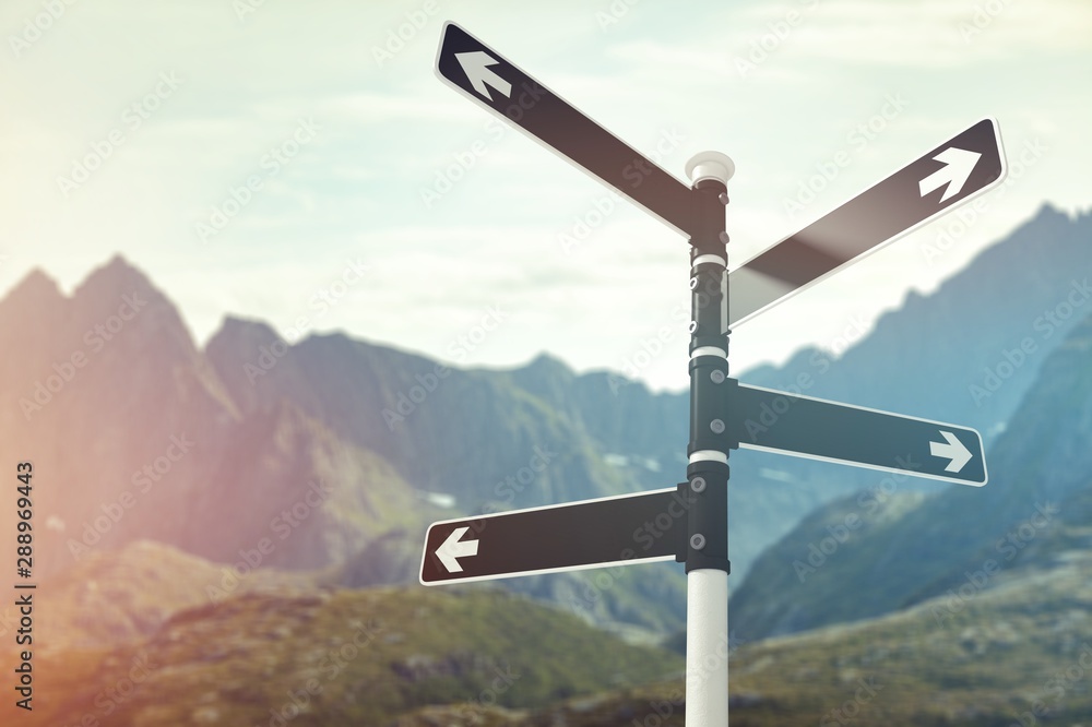 Signpost. Stock Photo | Adobe Stock