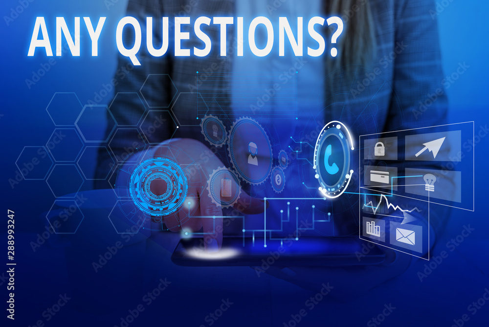 Word writing text Any Questions Question. Business photo showcasing you ... Word writing text Any Questions Question. Business photo showcasing you ...