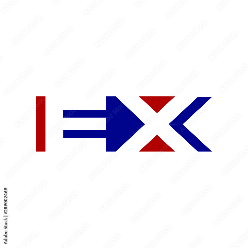 Letter EX Logo. Special character letter X Symbol. Icon vector. Stock ...