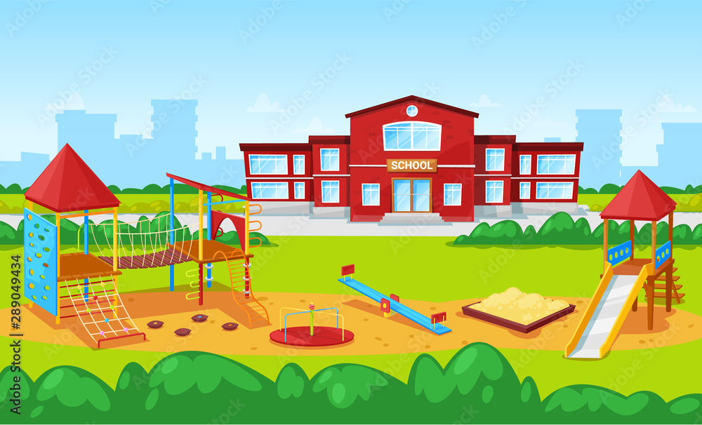 School Playground Clip Art