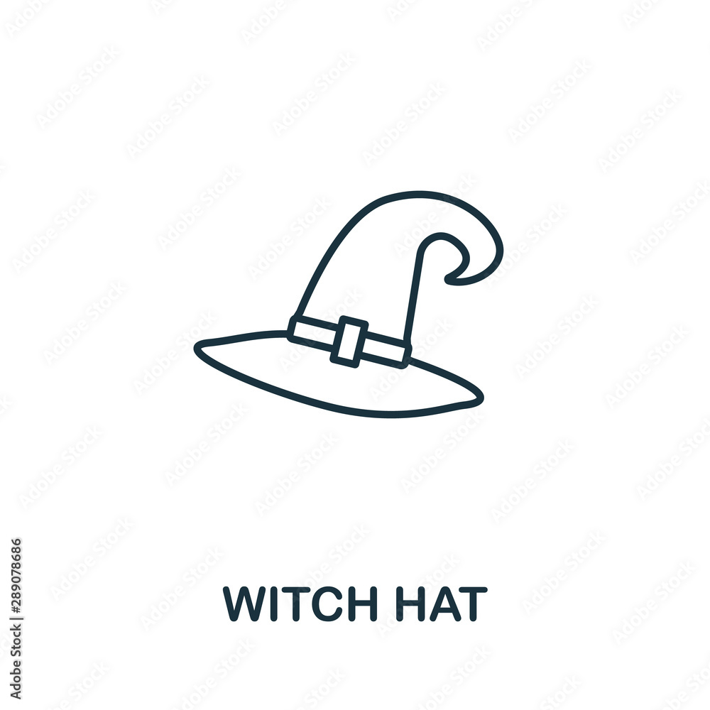 Witch Outline Printable
