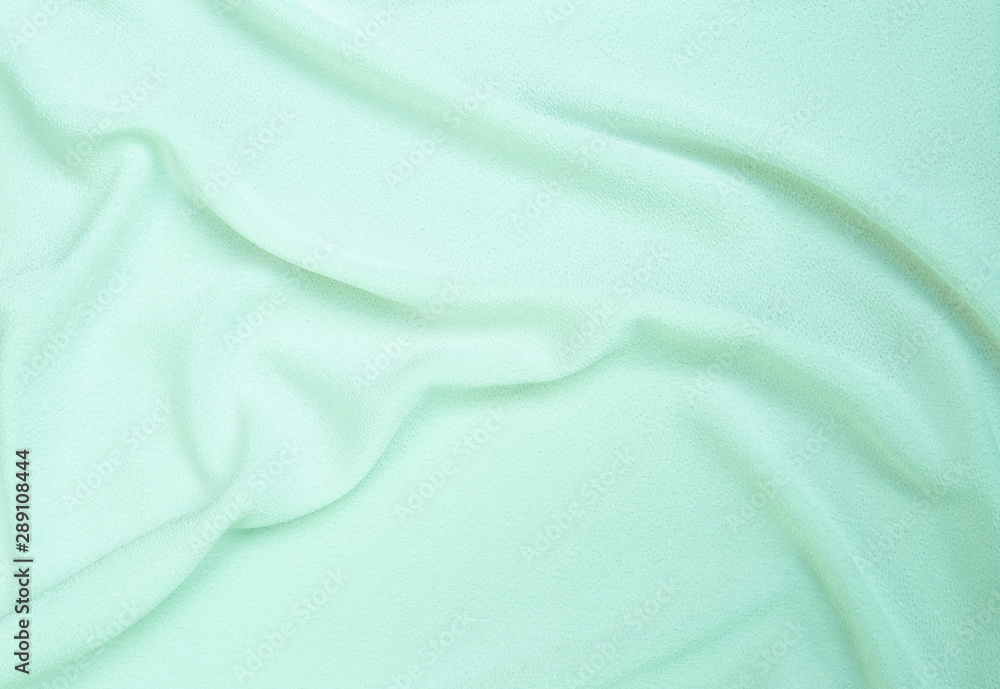 Blank light green fabric texture background, waving light green fabric ...