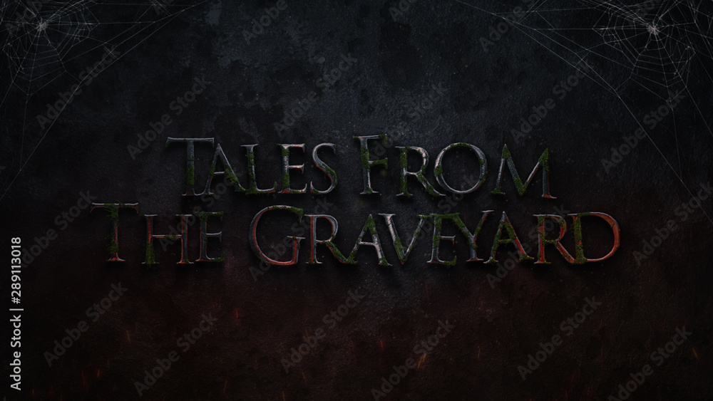Spooky Titles Stock Template | Adobe Stock