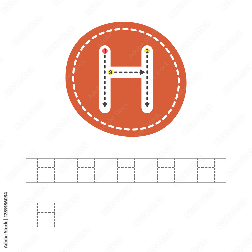 Learning to write a letter - H. A practical sheet from a set of ...