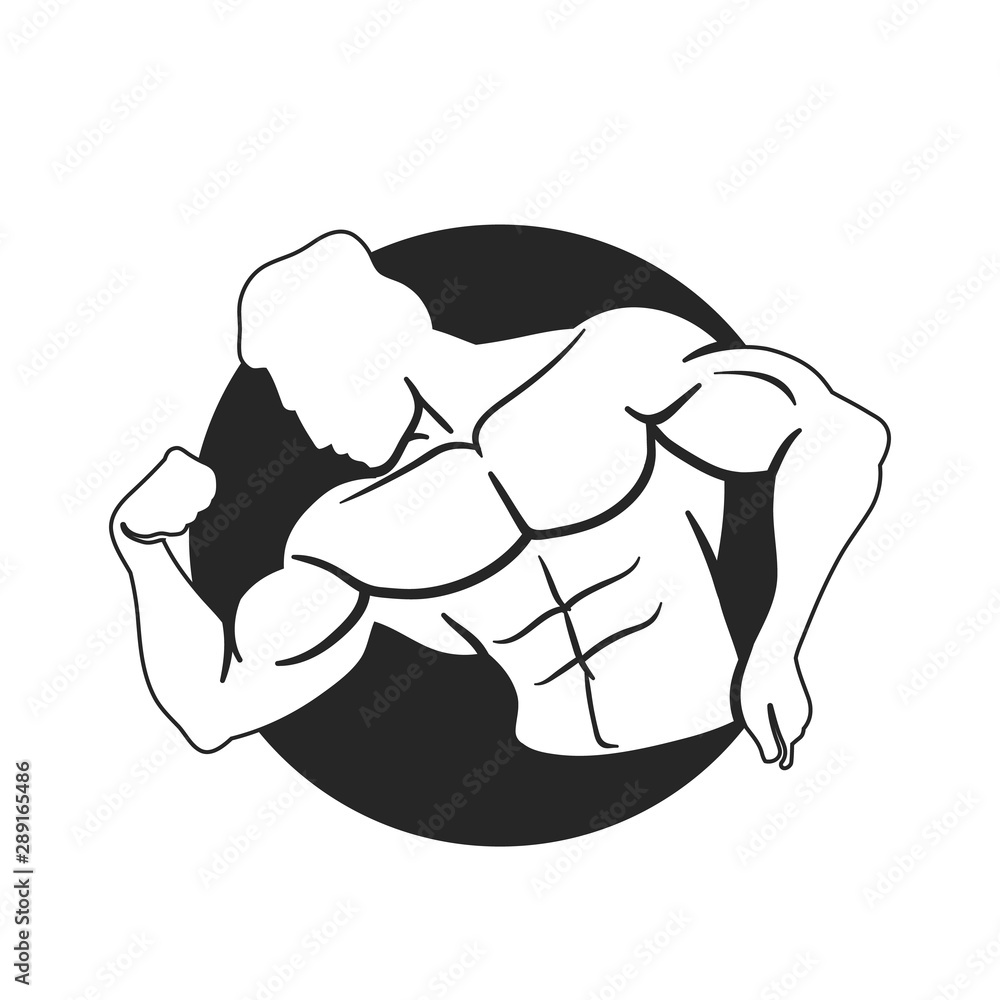 Bodybuilding Logos Graphic Design