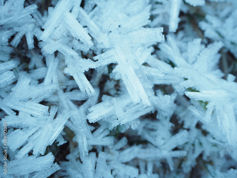 Zoom de hielo color azul y blanco. Geometría de la naturaleza Stock ...