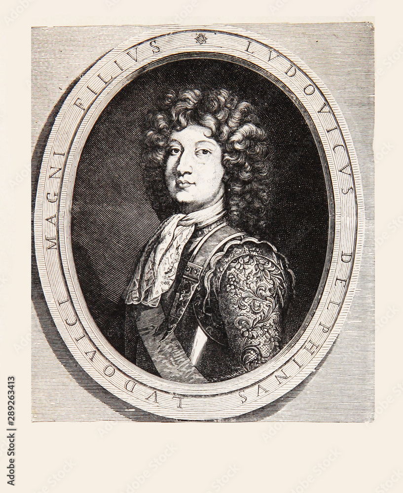 Louis, Grand Dauphin (1661 - 1711) eldest son and heir of Louis XIV ...
