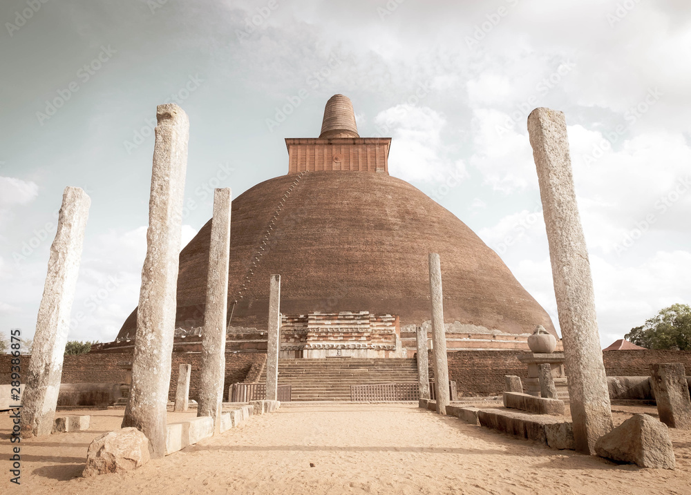 Jetavana Dagoba is one of the central landmarks in the sacred world ...