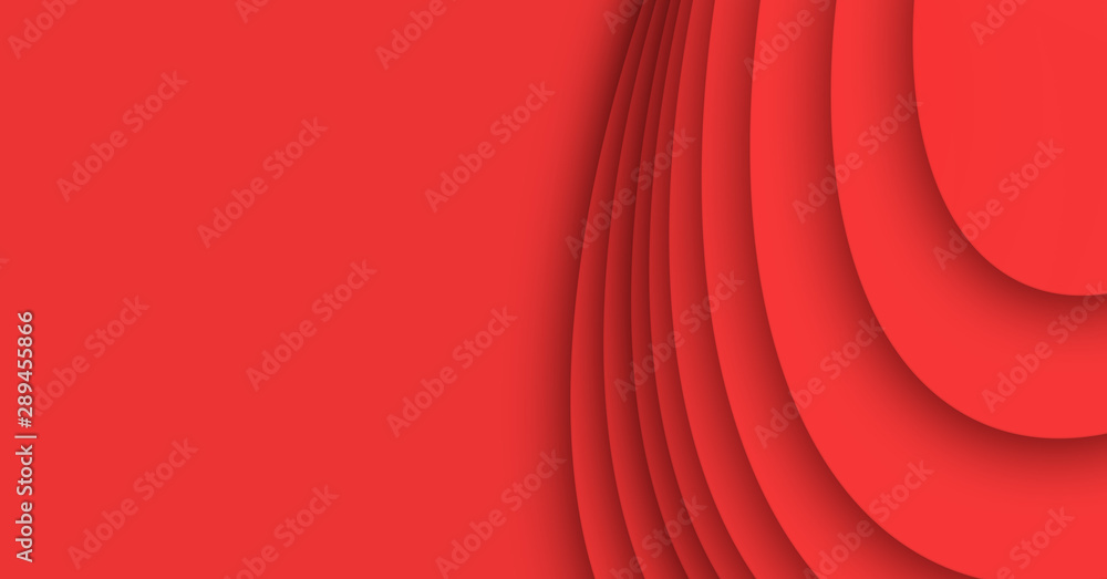 Facebook red banner mockup. Red abstract corporate banner template ...