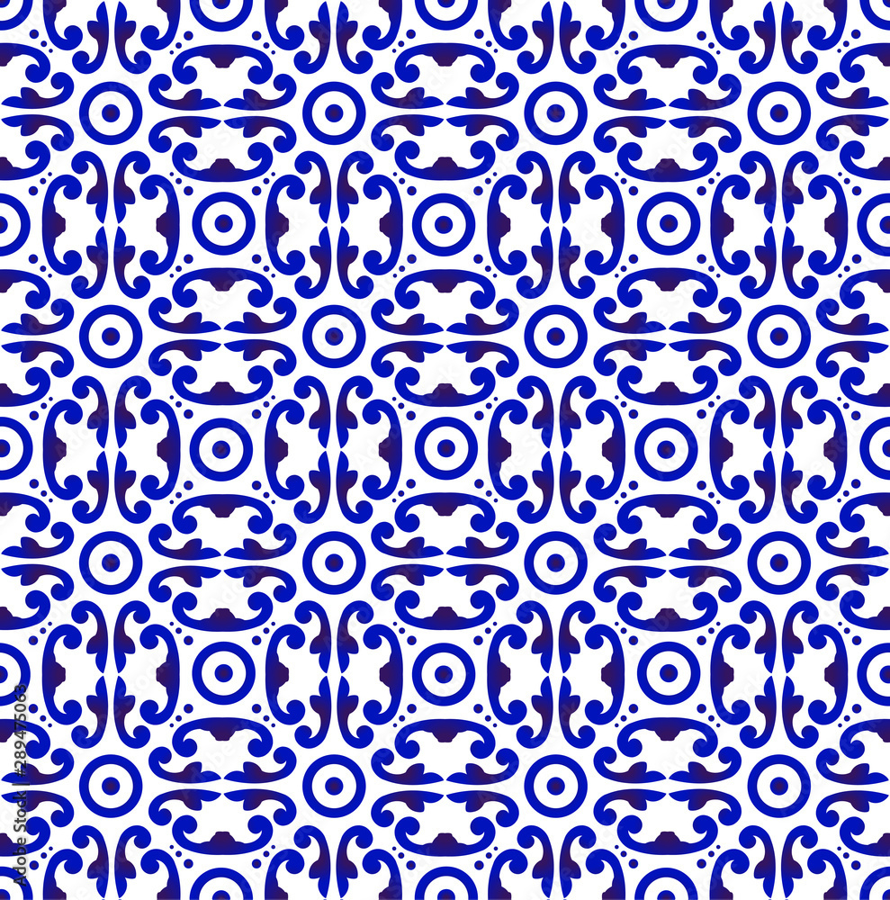 Blue Porcelain Texture